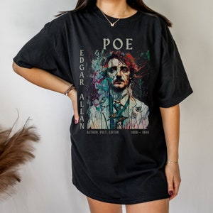 Edgar Allan Poe Poet Shirt Dark Academia Shirt Bookish Shirt Bookish ...