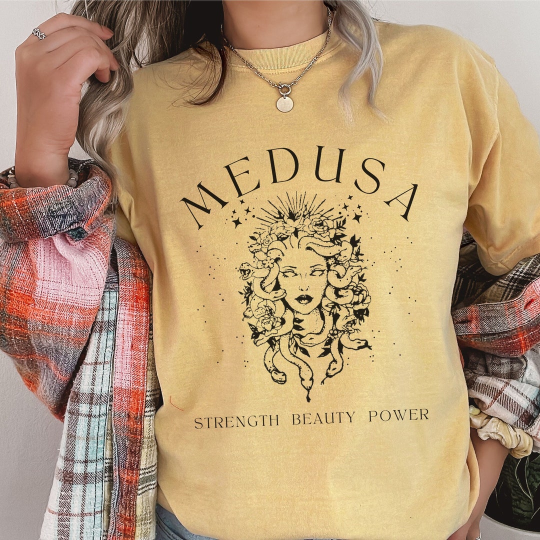Medusa Shirt Greek Mythology Greek Goddess Greek Apparel Light Academia ...