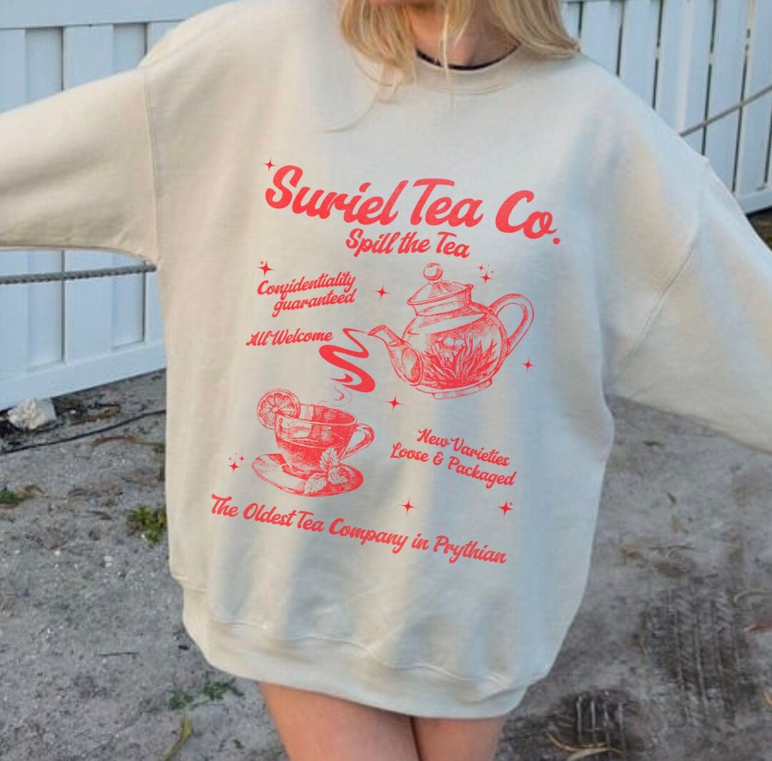 Suriel Tea Co LICENSED Sarah J Maas Merch Suriel Tea Shirt Acotar ...