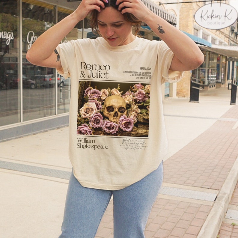Shakespeare Shirt Romeo and Juliet Shirt Bookish Merch Shakespeare ...