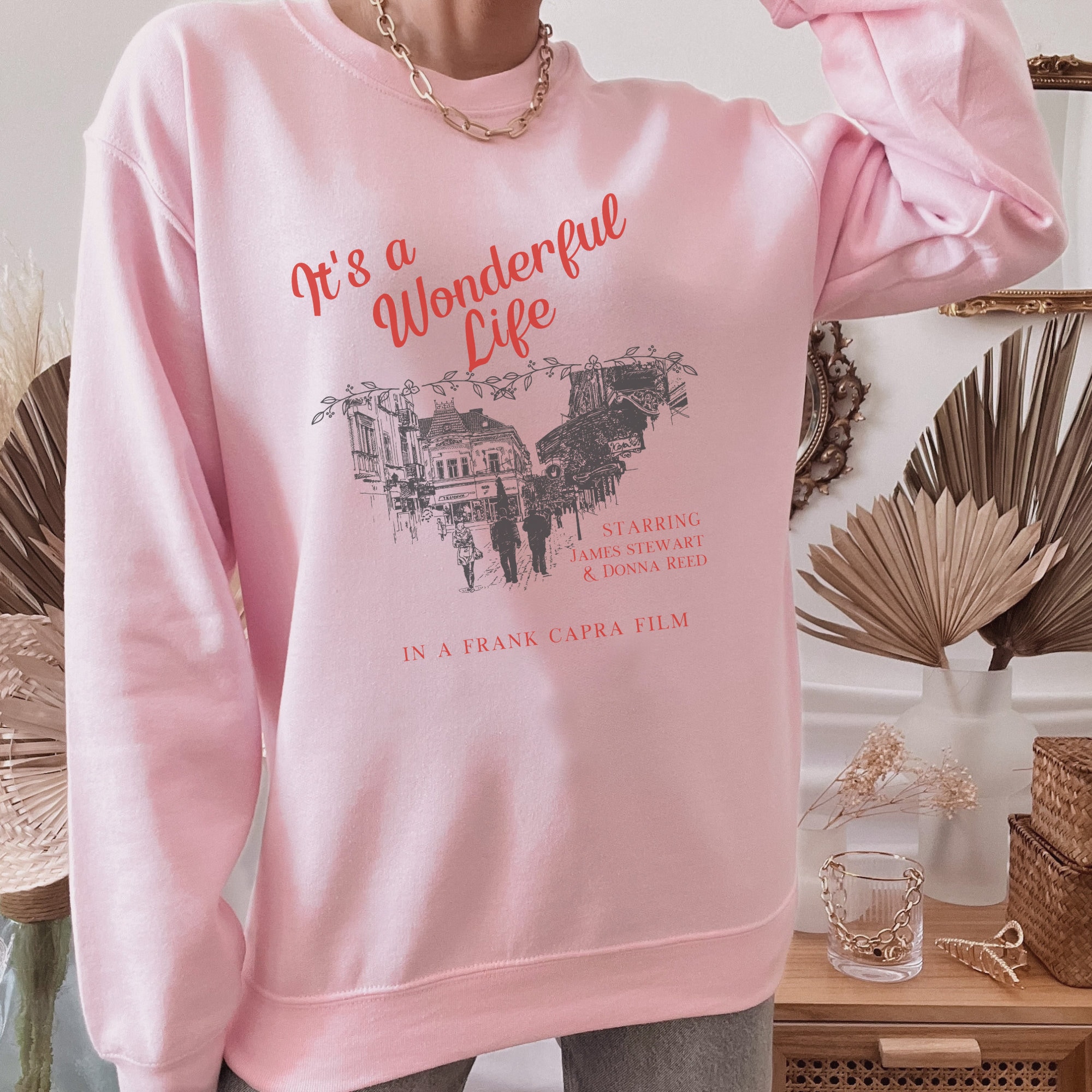 Its A Wonderful Life Holiday Sweater Christmas Crewneck - Etsy