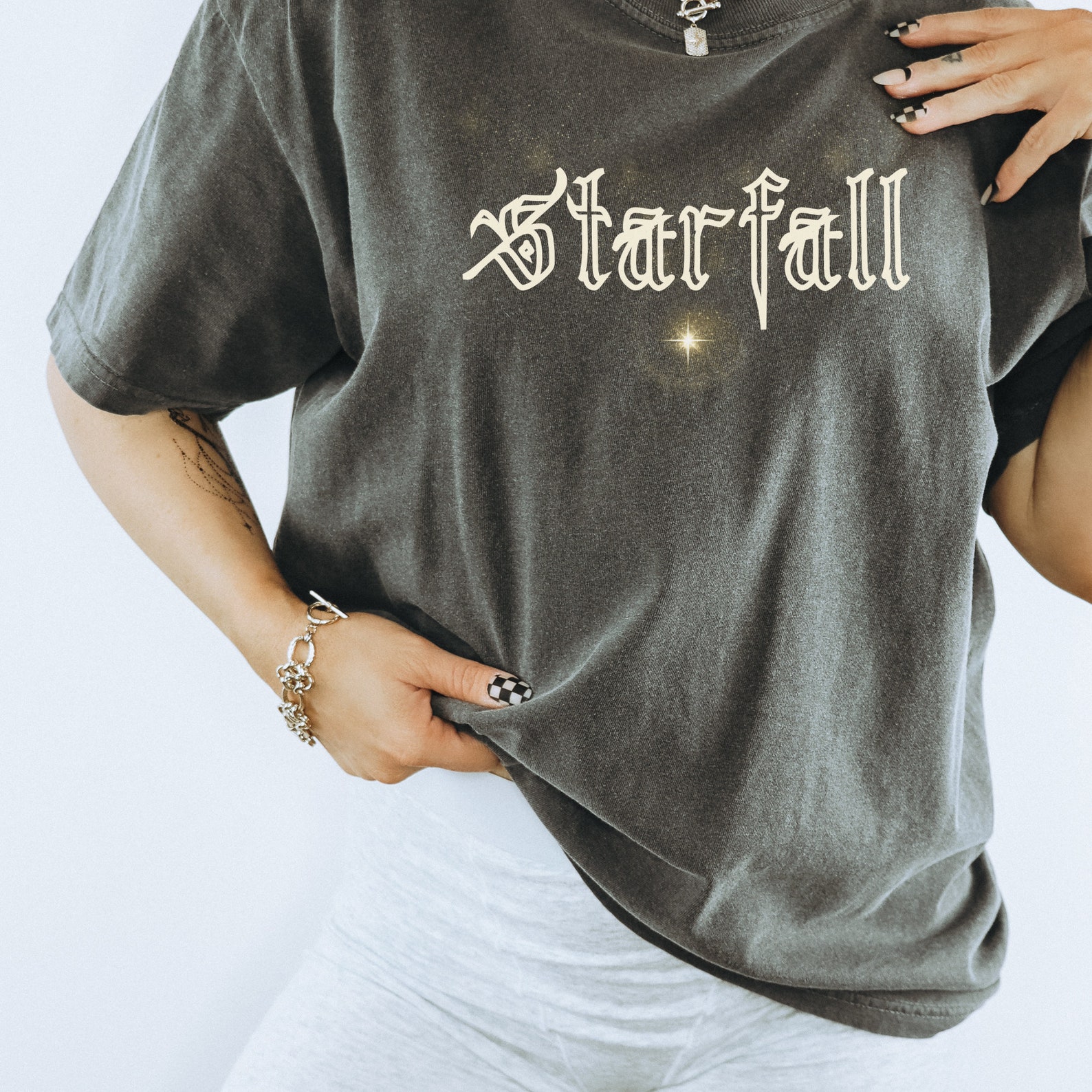 Starfall Shirt ACOTAR Shirt Distressed Band Tee Starfall Acotar Sarah J ...