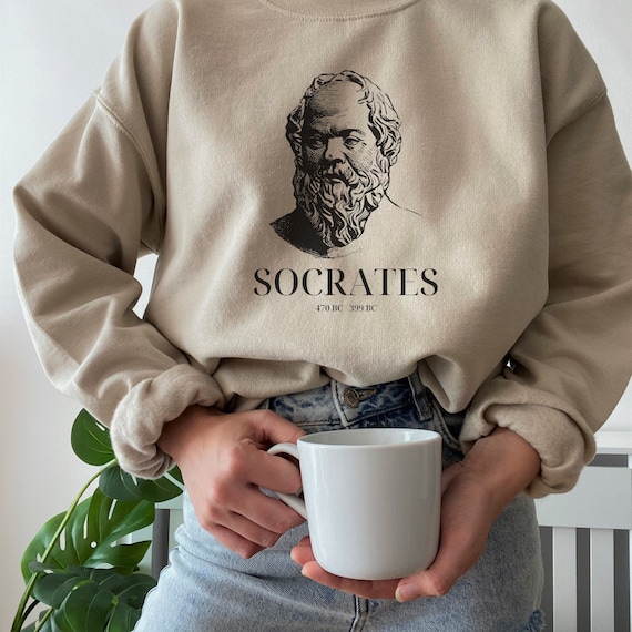 Socrates Ancient Greek Aesthetic Sweatshirt Greek Mythology | Etsy