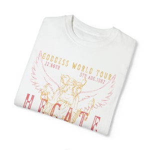 Comfort Colors Goddess Hecate Distressed Band Tee Greek Mythology Shirt Greek Apparel Triple ...