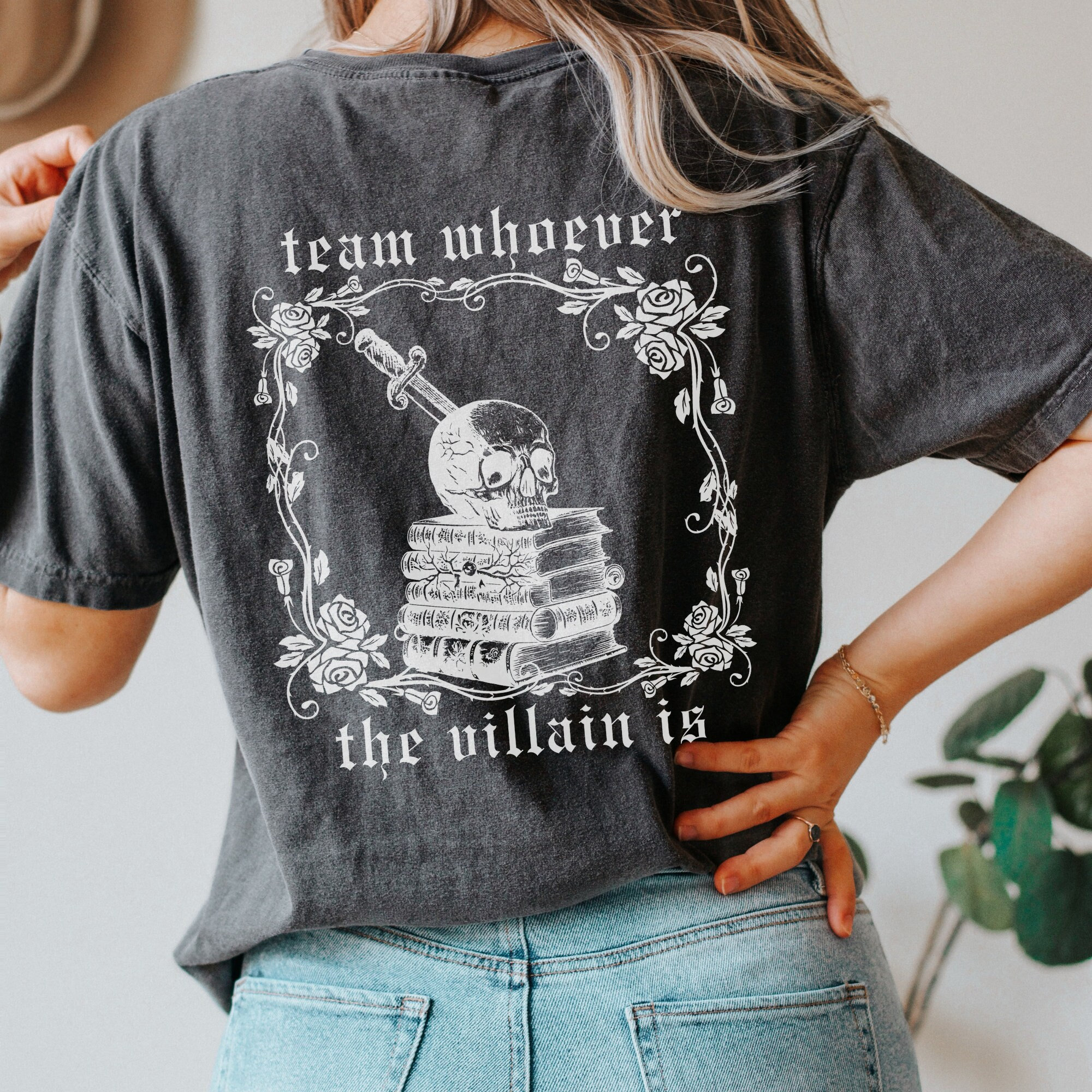 Villains Shirt Bookish Merch Bookish Crewneck Dark Academia Shirt Dark ...