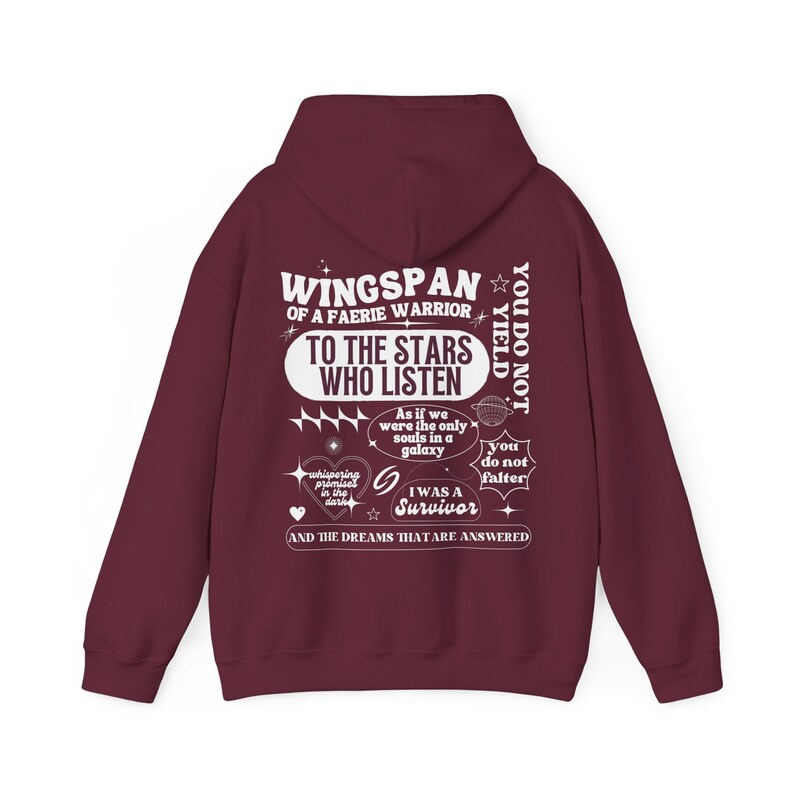 ACOTAR Hoodie Acotar Merch SJM Merch Cassian Acotar Acotar Sweatshirt ...