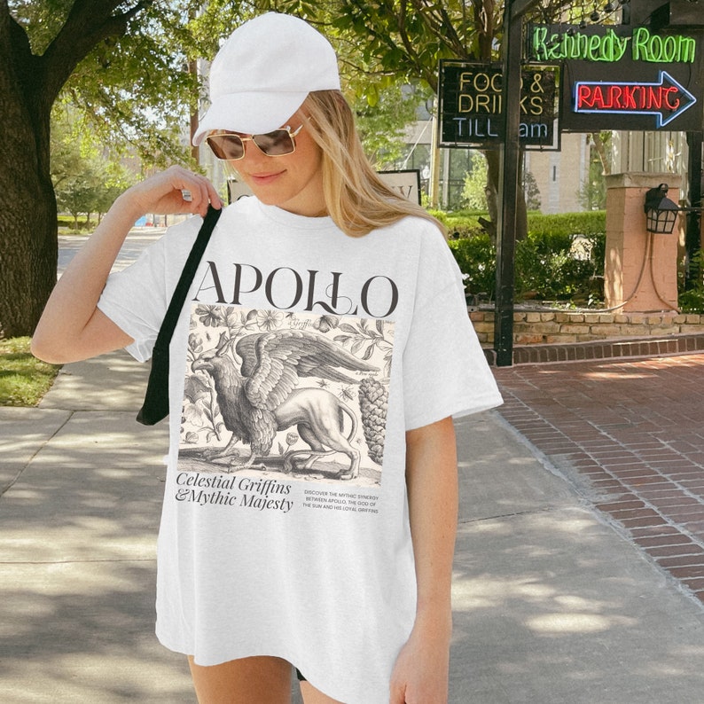 Apollo Greek Gods Shirt Griffin Shirt Bookish Crewneck Light Academia ...