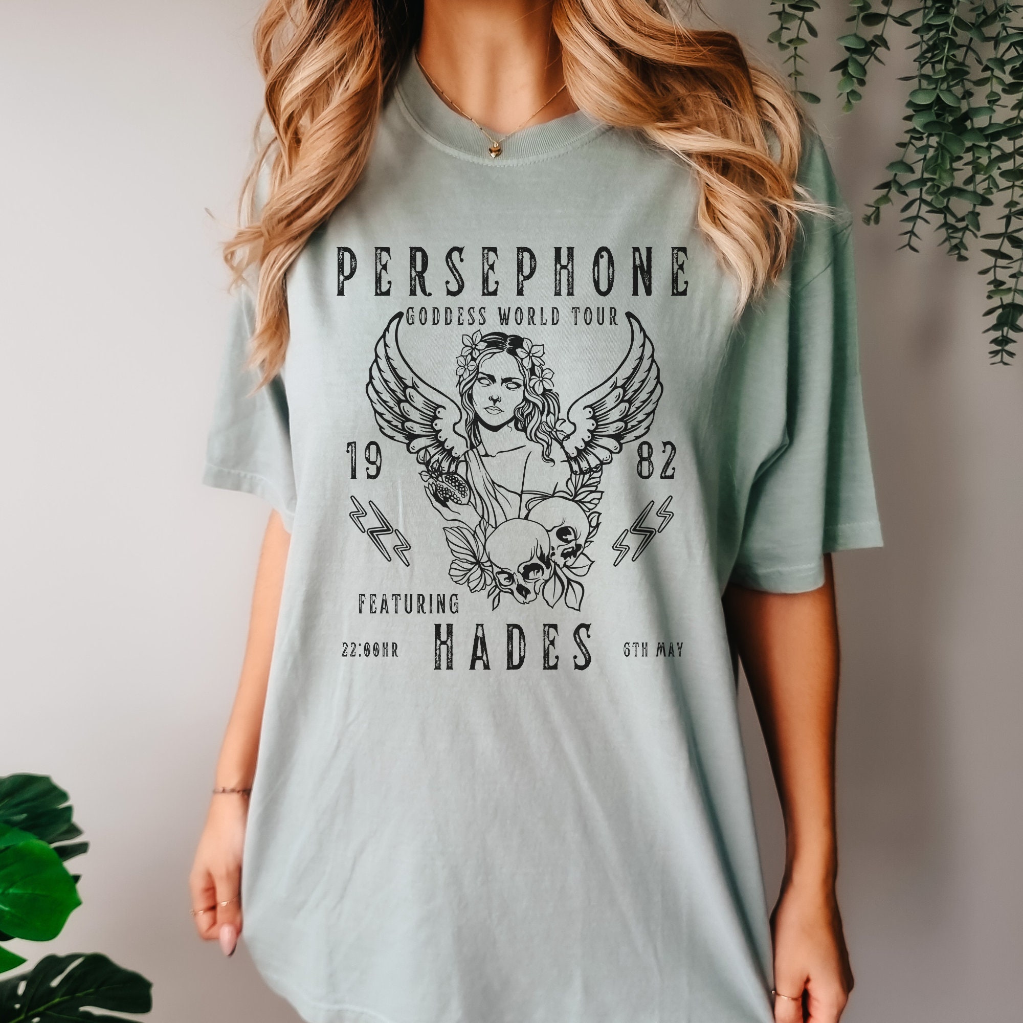 Hades and Persephone Vintage Band T Shirt Persephone Vintage Greek ...