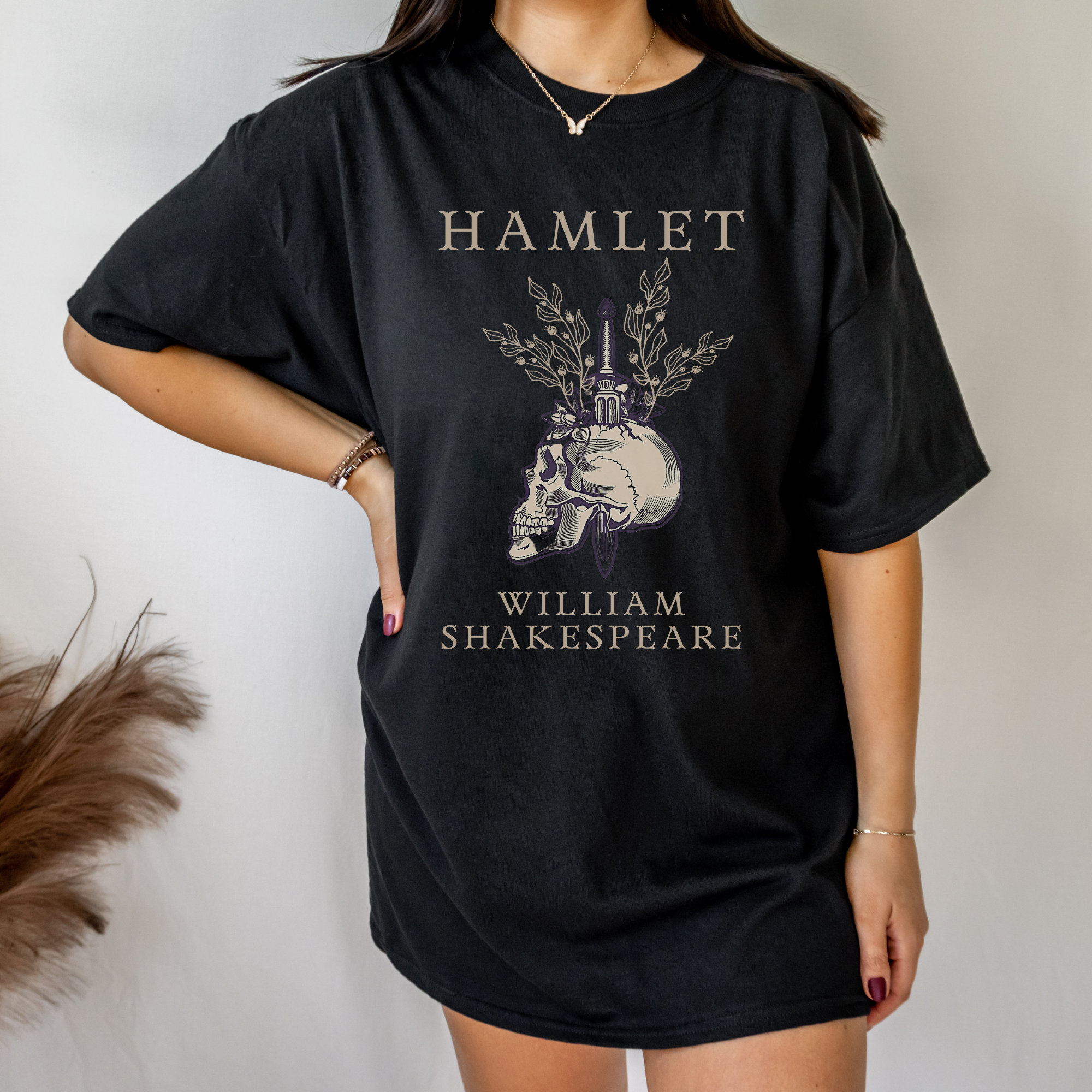 Shakespeare Shirt Hamlet Shirt Skull Hoodie Shakespeare T Shirt Dark ...
