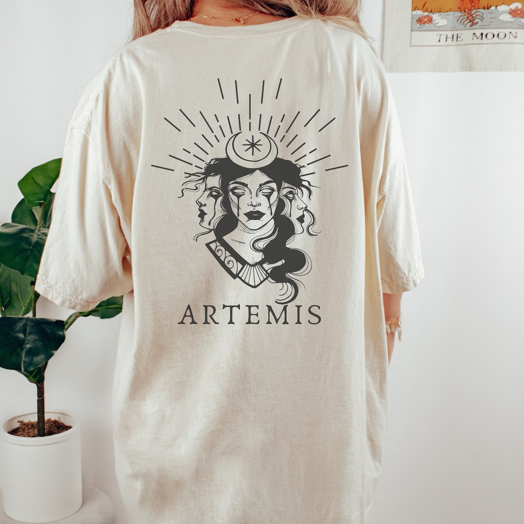 Artemis Shirt Artemis Goddess Mythology Shirt Greek Mythology Shirt ...