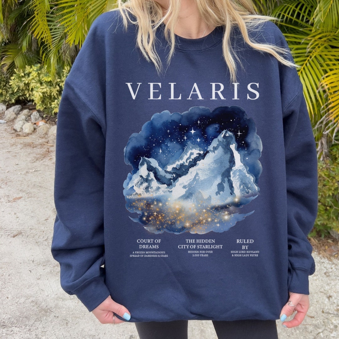 Velaris Sweatshirt LICENSED Sarah J Maas Merch Acotar Sweatshirt City ...