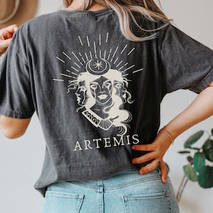 Artemis Shirt Artemis Goddess Mythology Shirt Greek Mythology Shirt ...