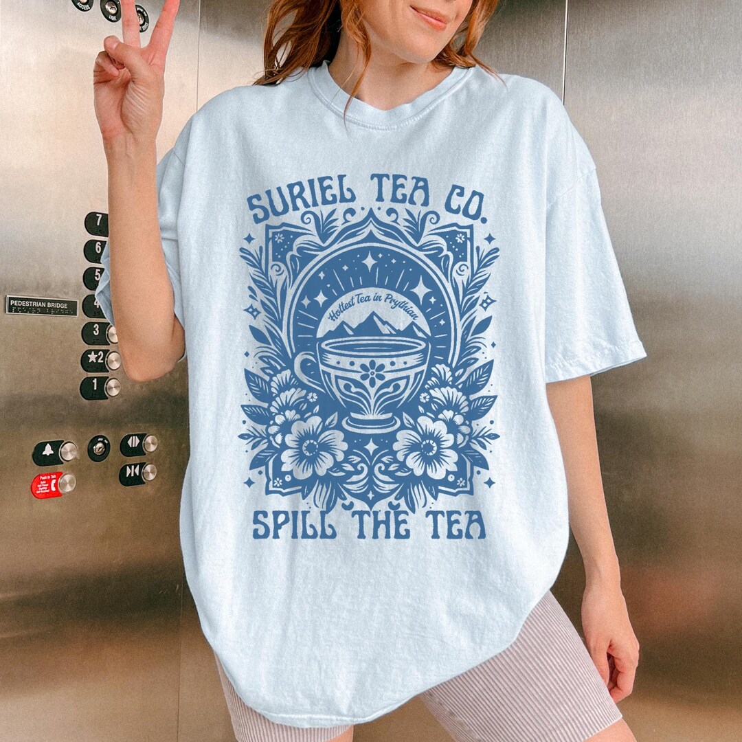 Suriel Tea Co LICENSED Sarah J Maas Acotar Merch Velaris Shirt Acotar ...