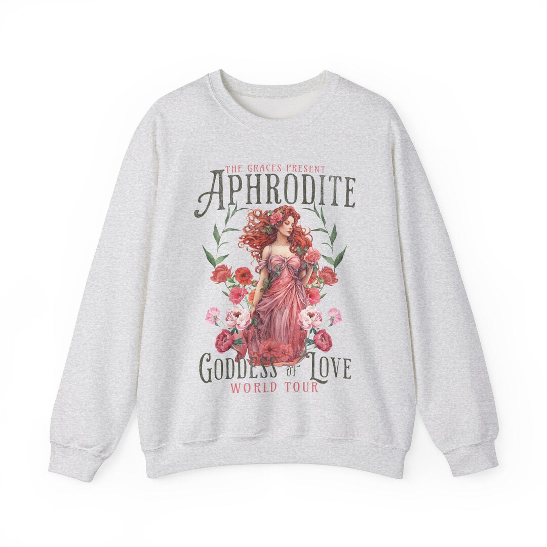 Aphrodite Sweater Greek Goddess Vintage Band Greek Mythology Coquette ...