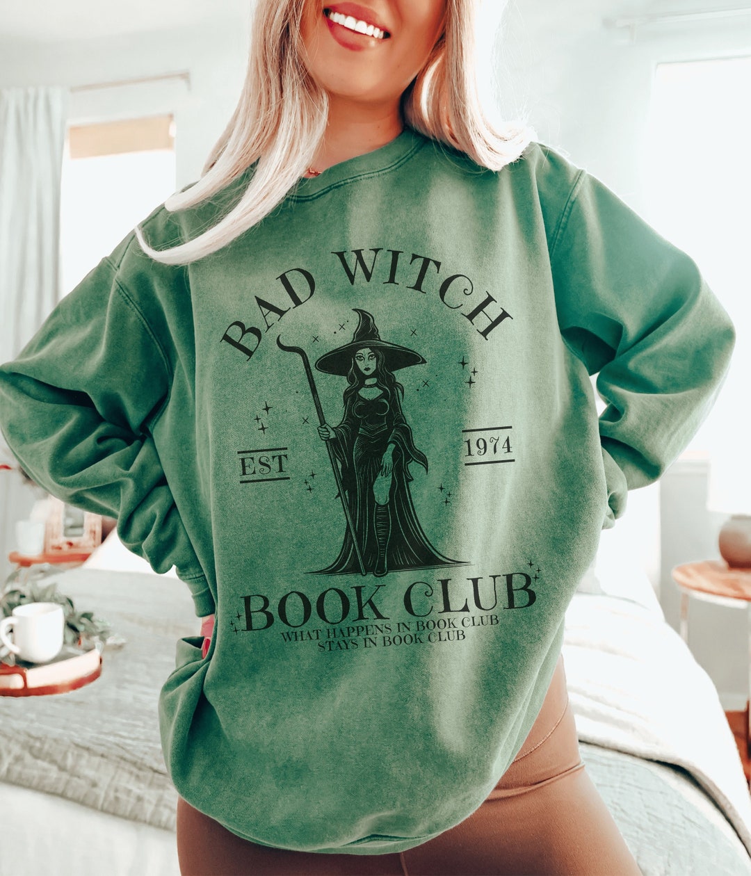Comfort Colors Witch Sweatshirt Bad Witches Club Bookish Merch ...