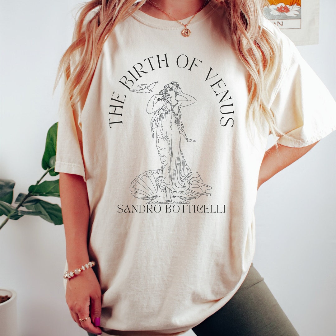 Venus Shirt Birth of Venus Botticelli Shirt Mythology Shirt Renaissance ...