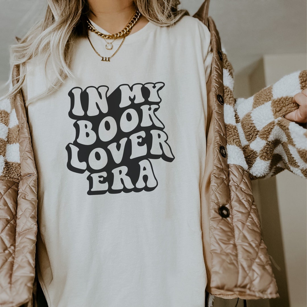 Comfort Colors in My Book Lover Era Retro Bookish Crewneck Book Worm ...