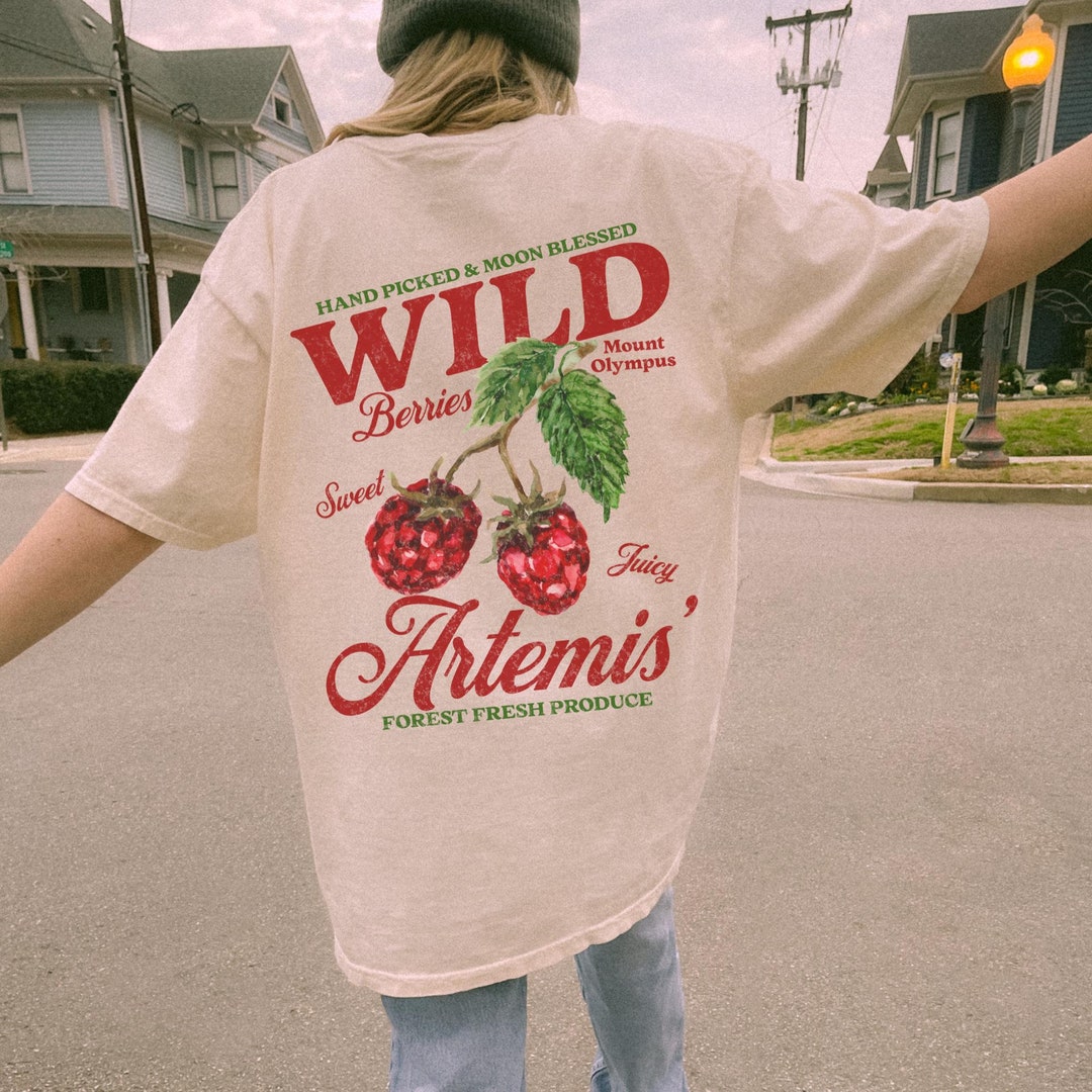 Artemis Greek Mythology Fruit Graphic Tee Athena Persephone Aphrodite ...