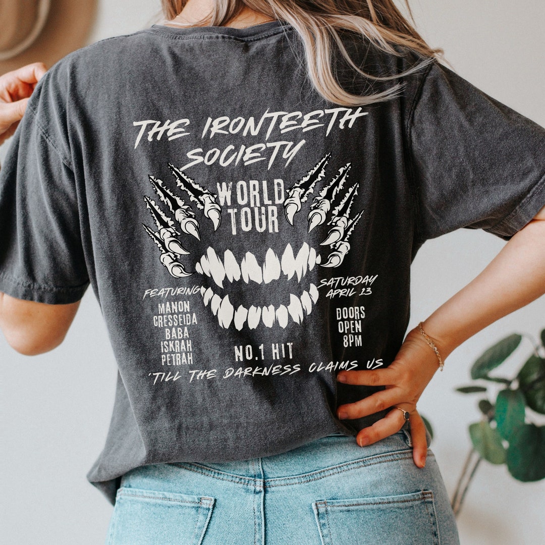 The Ironteeth Distressed Band Tee Throne of Glass Tog Merch Manon ...