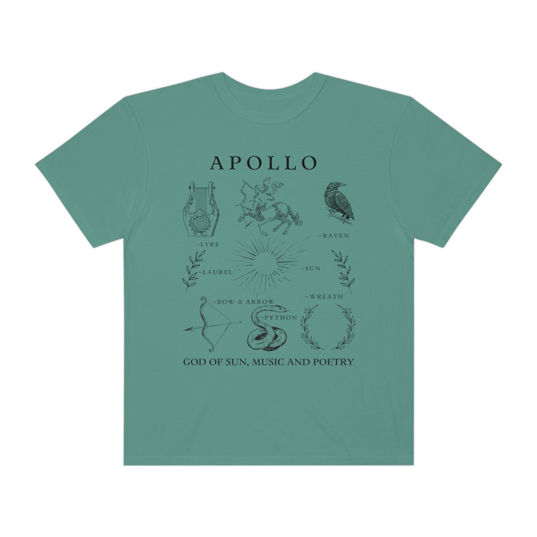 Apollo Greek Gods Shirt Bookish Crewneck Light Academia Shirt Apollo ...