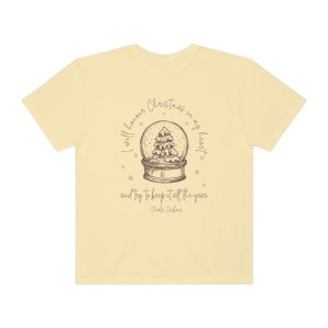 Charles Dickens Shirt Comfort Colors A Christmas Carol Bookish Shirt ...