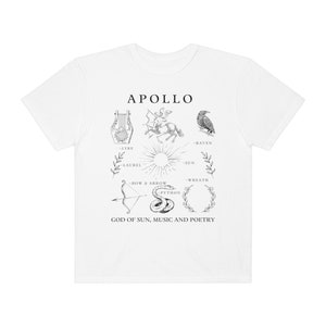 Apollo Greek Gods Shirt Bookish Crewneck Light Academia Shirt Apollo ...