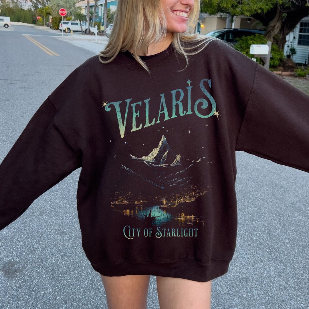 Velaris Sweatshirt LICENSED Sarah J Maas Merch Acotar Sweatshirt Acotar ...