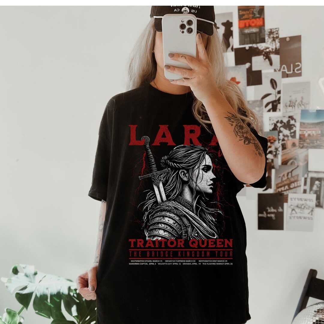 The Bridge Kingdom LICENSED Lara Vintage Band Tee Lara and Aren Enemies ...