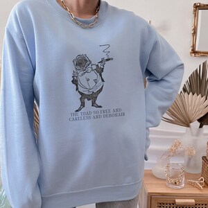 Wind in the Willows Frog Sweater Grumpy Frog Frog Sweatshirt Frog ...