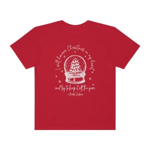 Charles Dickens Shirt Comfort Colors A Christmas Carol Bookish Shirt ...