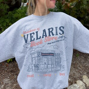 Velaris Sweatshirt LICENSED Sarah J Maas Merch Acotar Sweatshirt Book ...