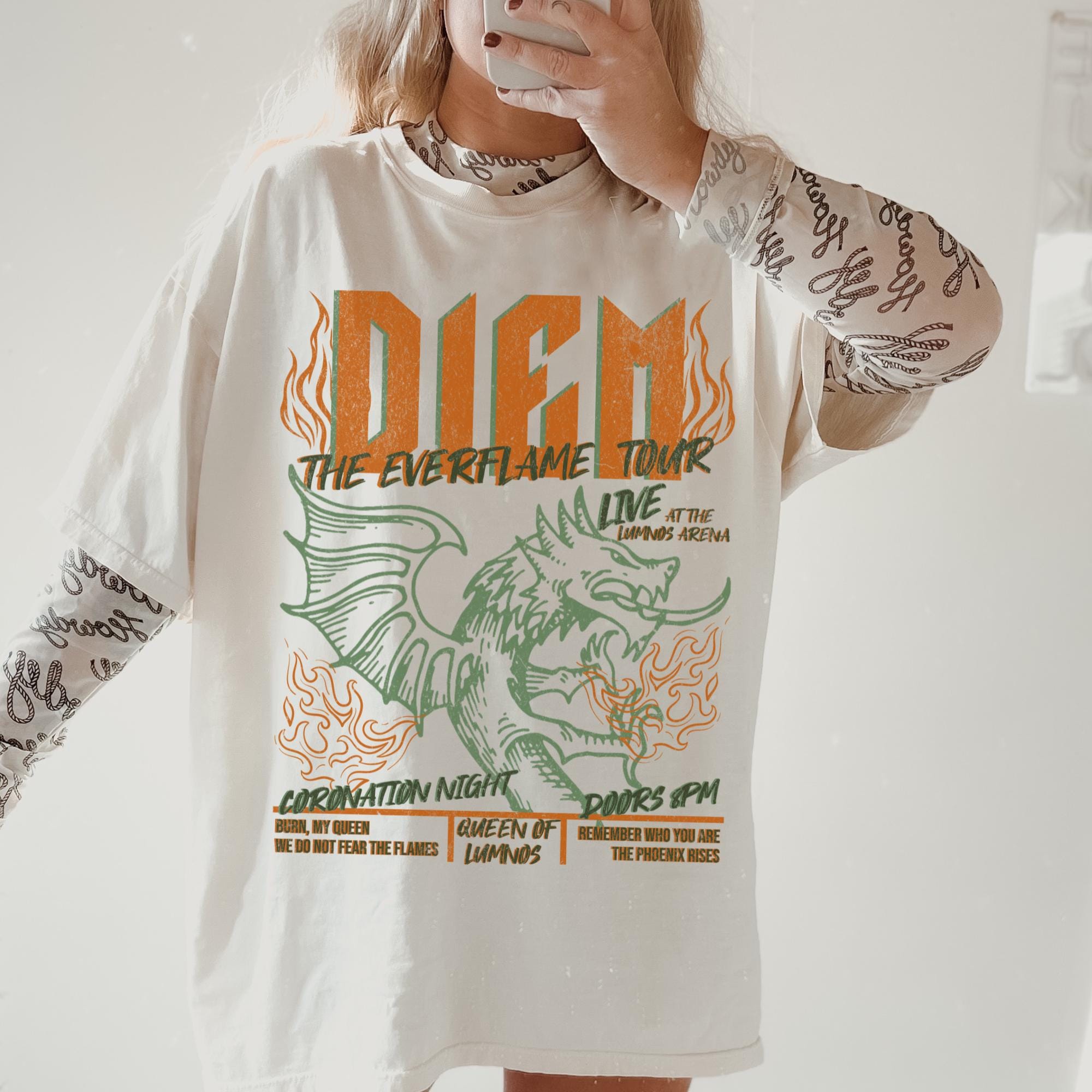 Diem Bellator LICENSED Penn Cole Merch Kindred Saga Vintage Band Tee ...