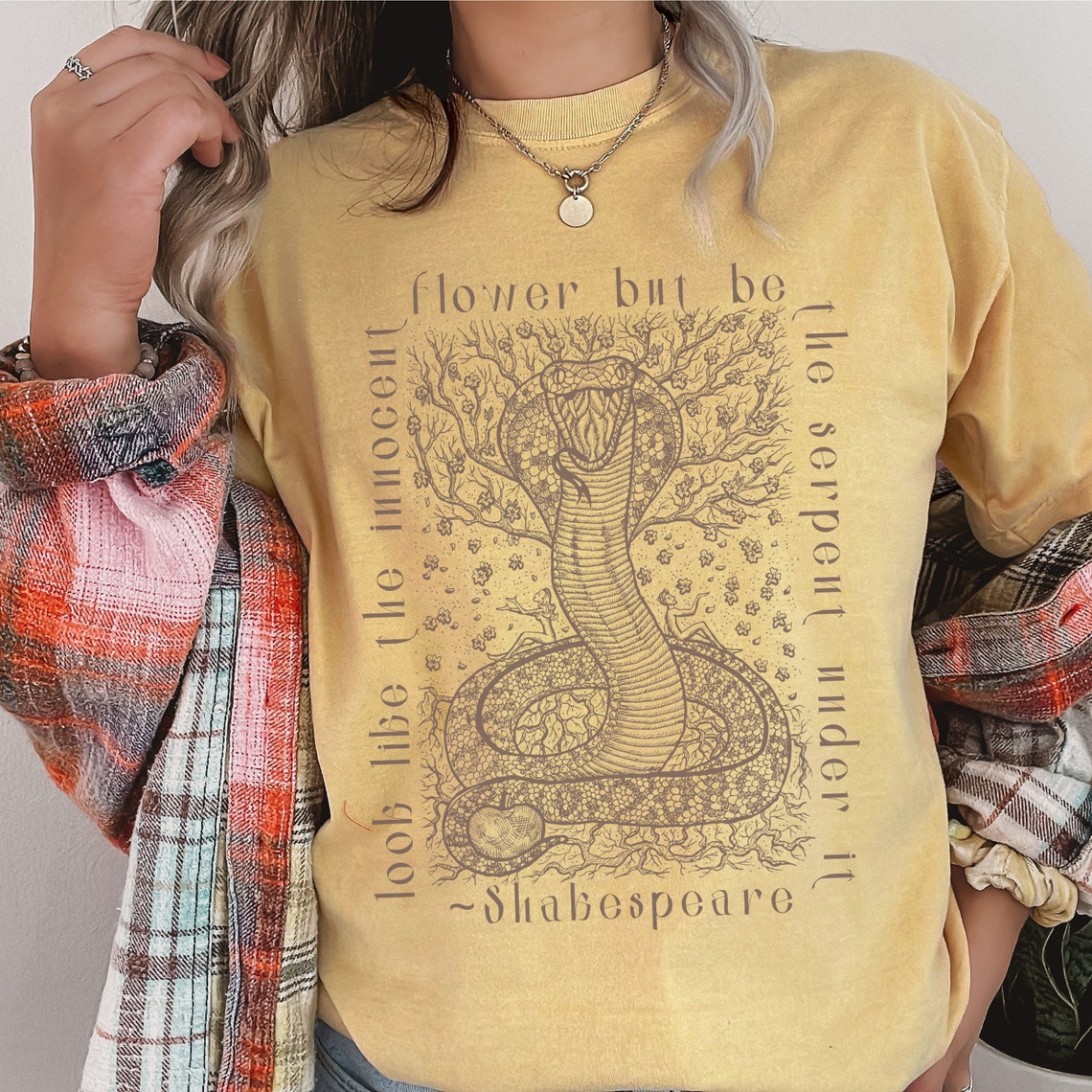 Shakespeare Shirt Poet Shirt Dark Academia Shirt Snake Shirt Dark ...