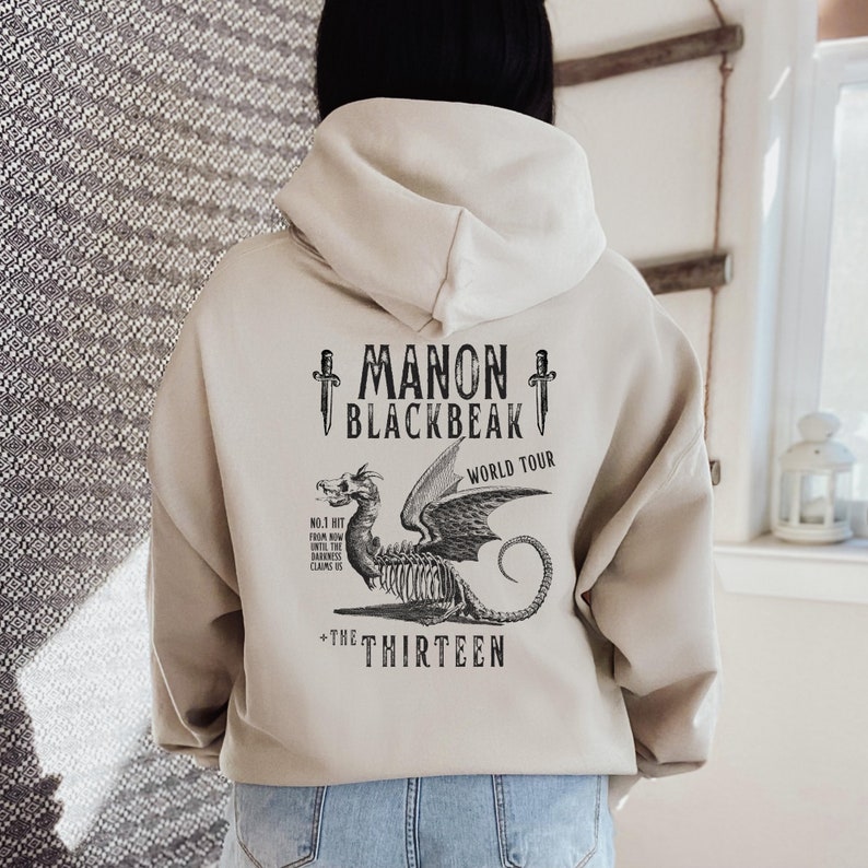 Manon Blackbeak Acotar Hoodie Acotar Sweatshirt Book Merch the Thirteen ...