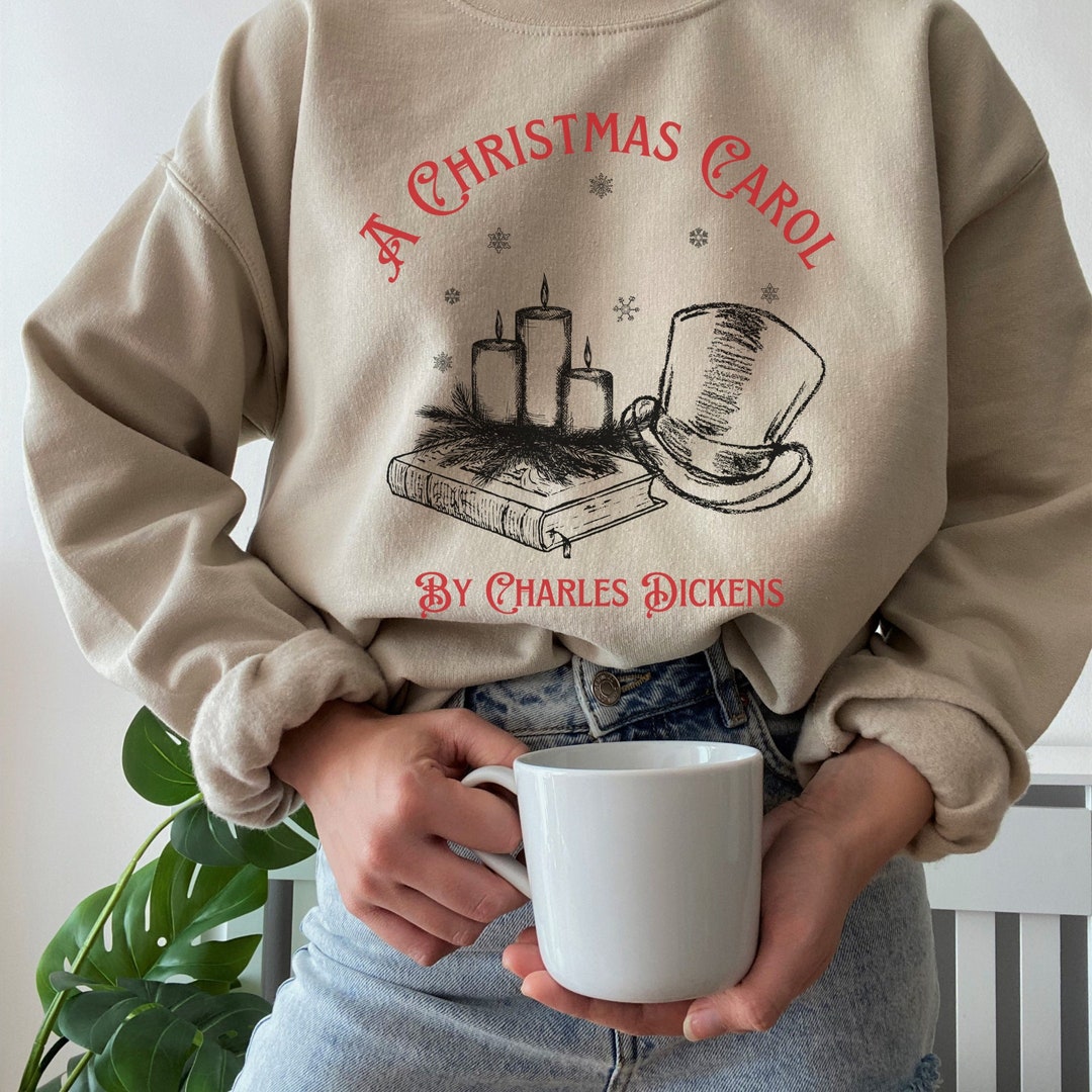 A Christmas Carol Holiday Apparel Charles Dickens Christmas Crewneck ...