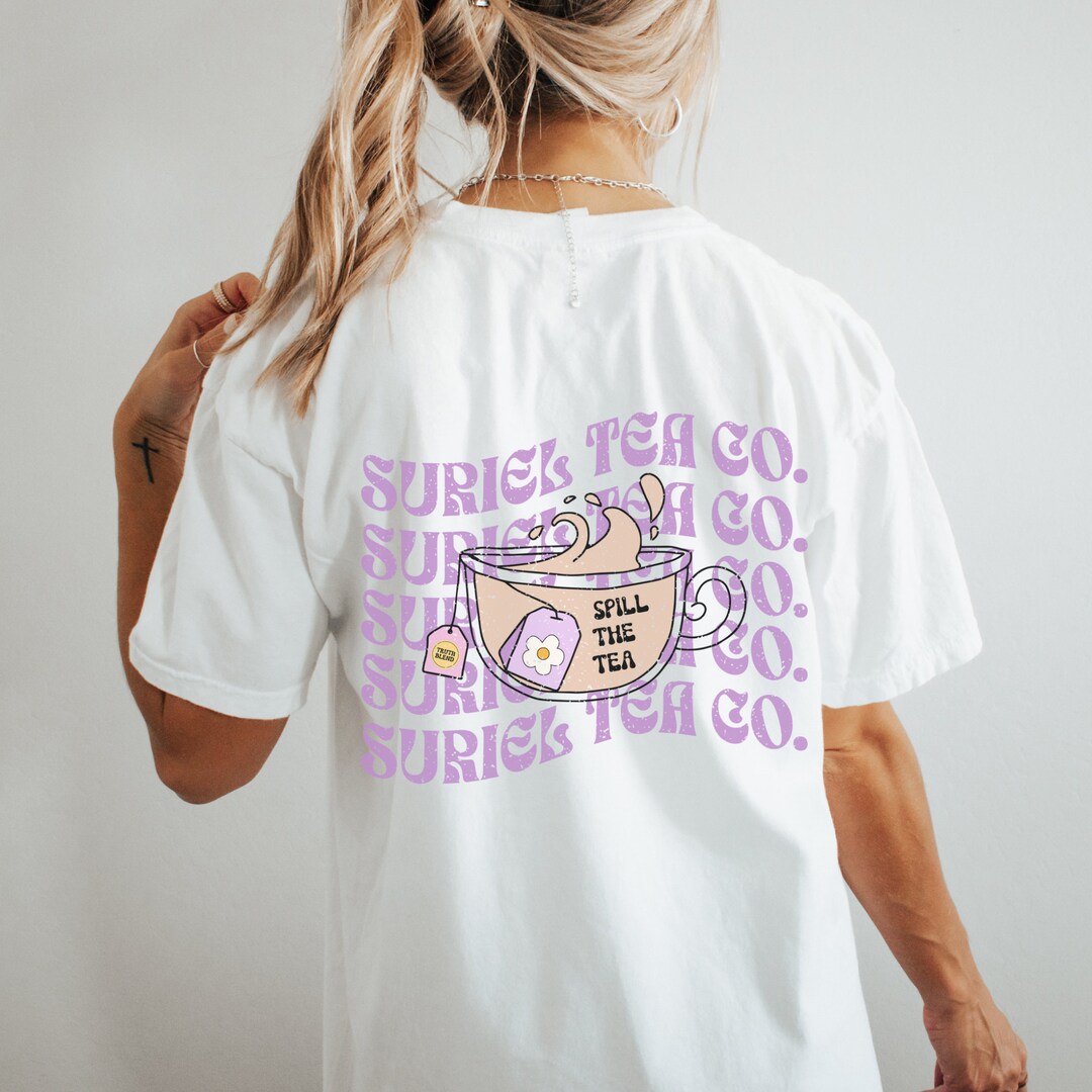 Retro Suriel Tea Co LICENSED Sarah J Maas Acotar Merch Velaris Shirt ...