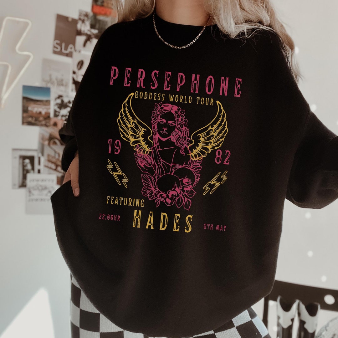 Hades Persephone Vintage Band Hades Sweater Cerberus Persephone Greek ...