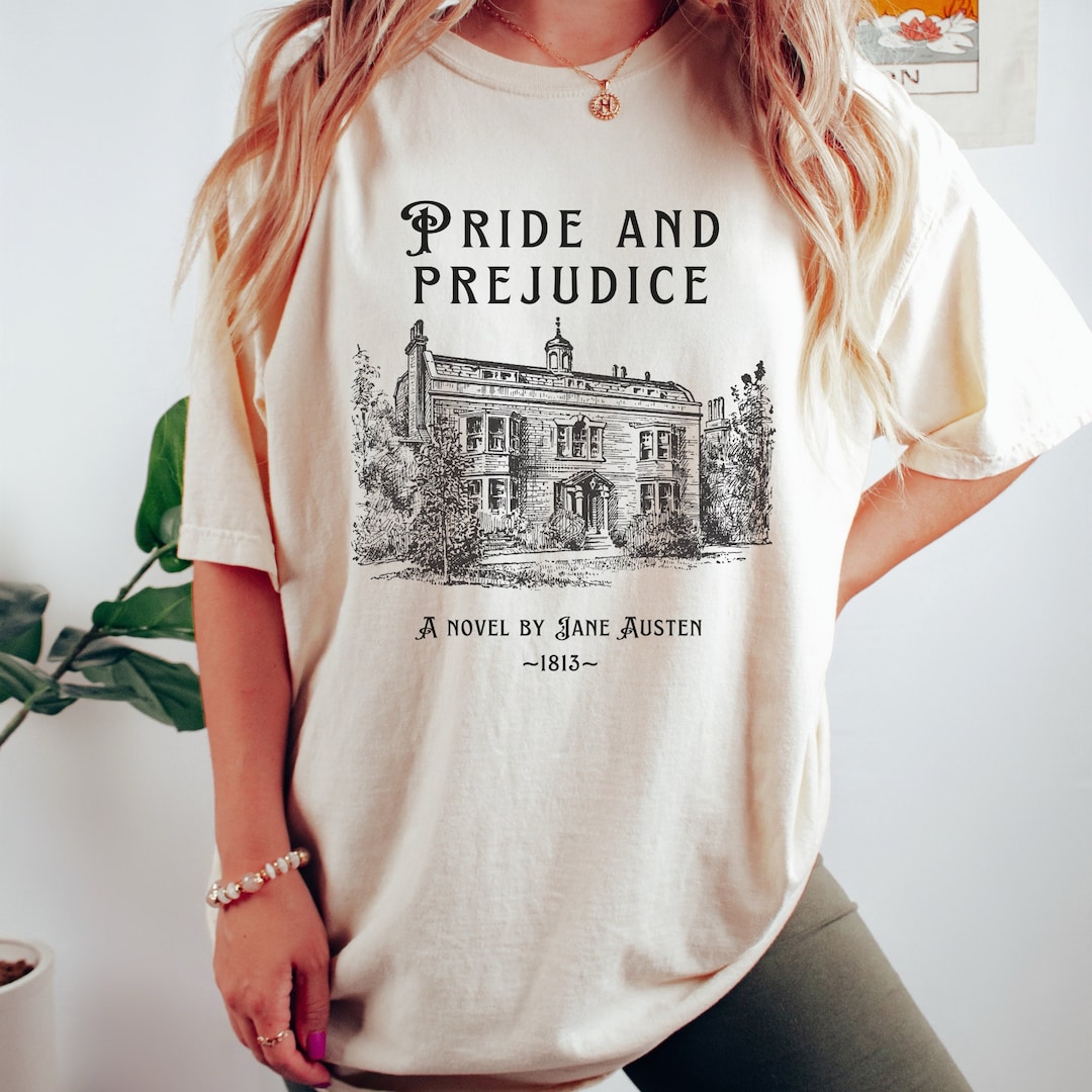 Jane Austen Shirt Pride and Prejudice Pemberley Sweatshirt Bookish ...