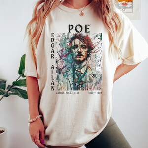 Edgar Allan Poe Poet Shirt Dark Academia Shirt Bookish Shirt Bookish ...