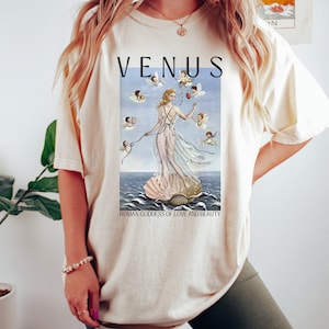 Venus Shirt Birth of Venus Botticelli Shirt Mythology Shirt Renaissance ...