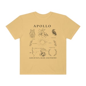 Apollo Greek Gods Shirt Bookish Crewneck Light Academia Shirt Apollo ...
