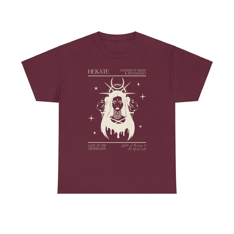 Triple Goddess Shirt Goddess Hecate Greek Mythology Shirt Hekate Hecate ...