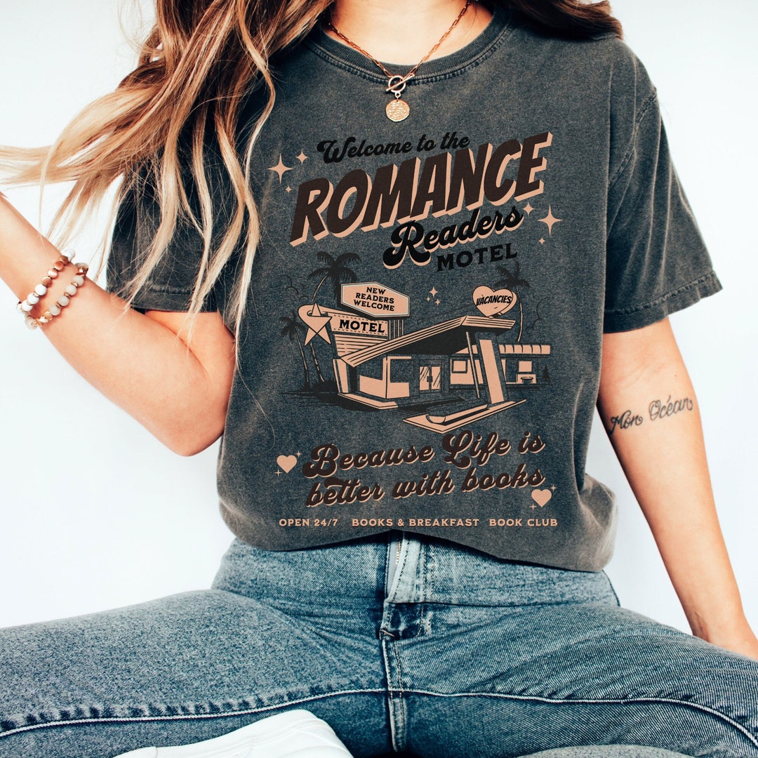 Comfort Colors Romance Reader Shirt Romance Book Merch Bookish Merch ...