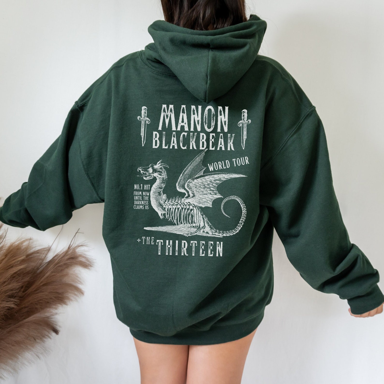 Manon Blackbeak Acotar Hoodie Acotar Sweatshirt Book Merch the Thirteen ...