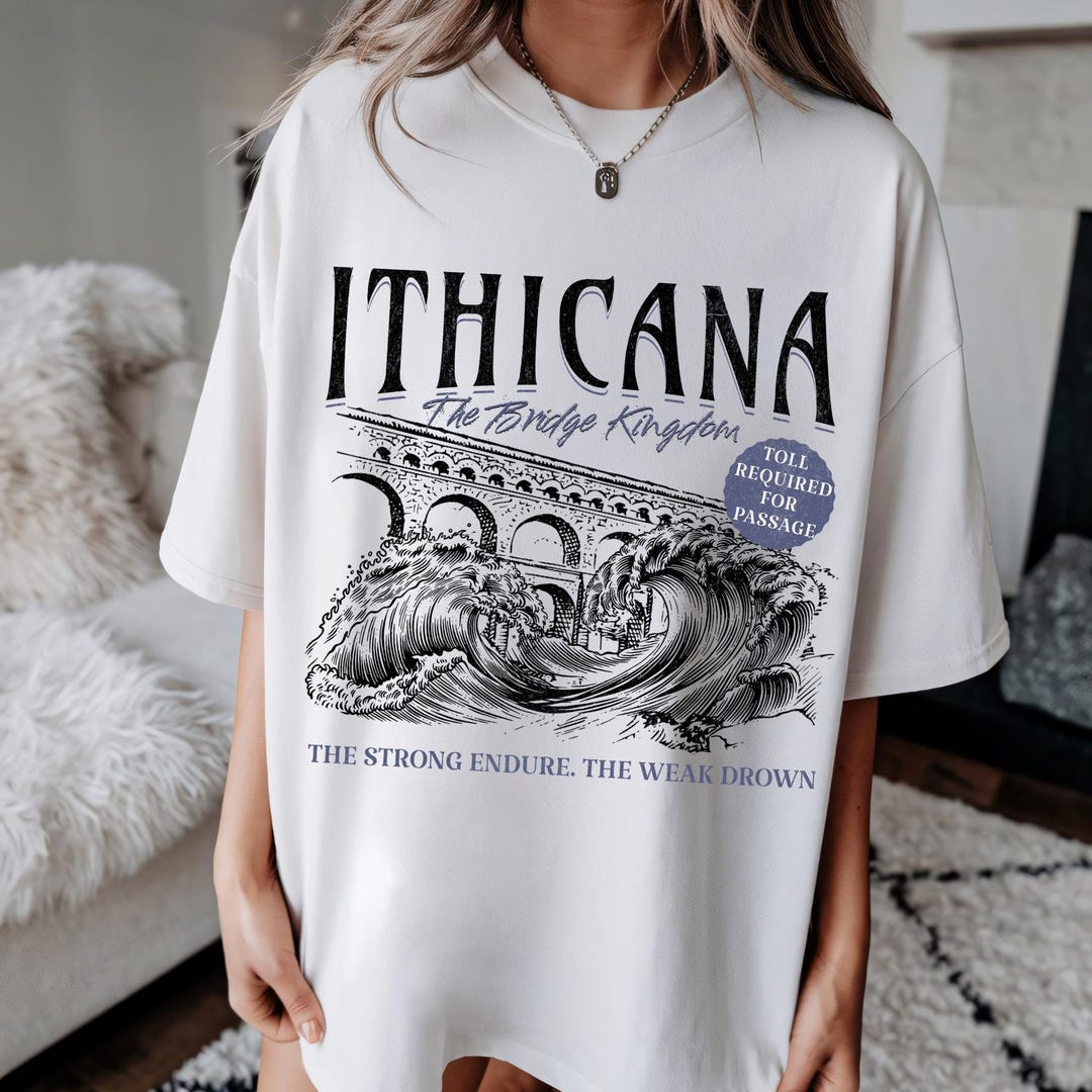 Ithicana Shirt LICENSED the Bridge Kingdom Romantasy Merch Lara Bookish ...