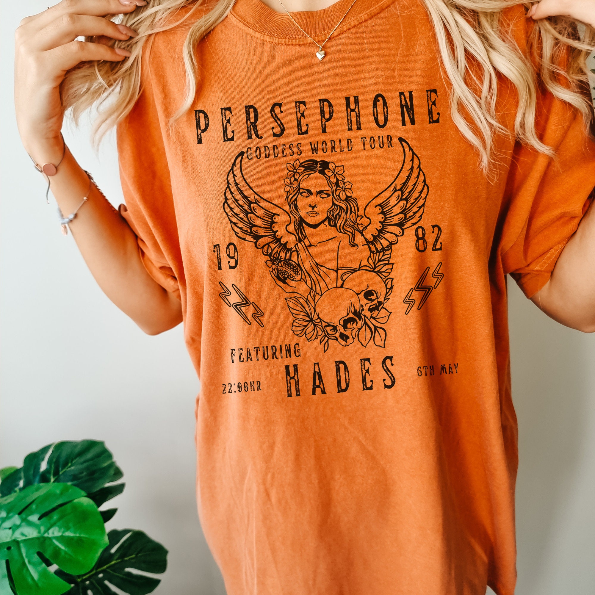 Hades and Persephone Vintage Band T Shirt Persephone Vintage Greek ...