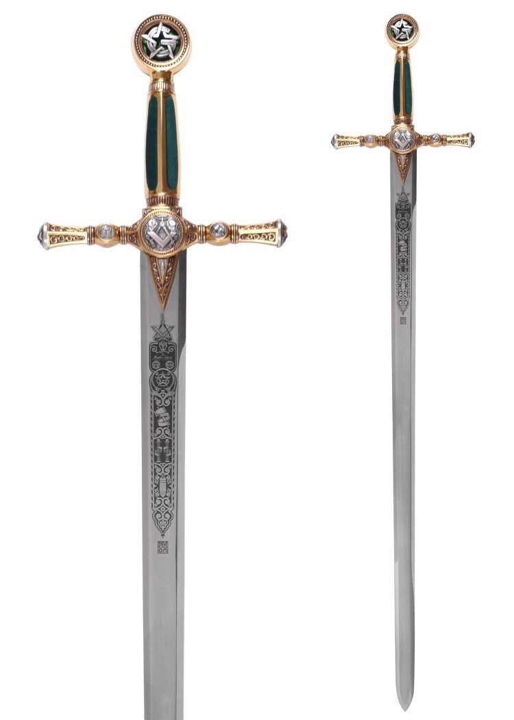 Knights Templar Sword Masonic Sword for sale | Only 4 left at -75%