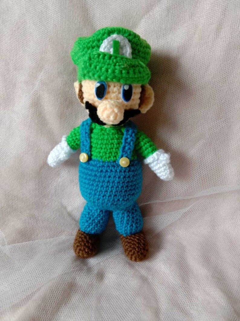 Super Mario and Luigi Crochet Mario Brothers Amigurumi - Etsy