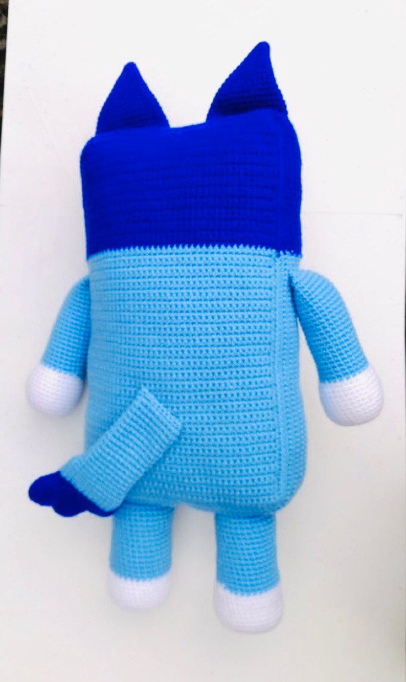 Crochet Bluey Heeler Family Giant Pattern Bingo Plush Baby Gift ...