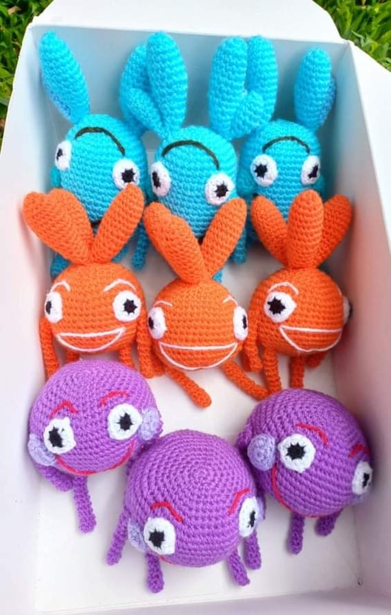 The Bumble Nums Crochet Humble Grumble Stumble Super | Etsy